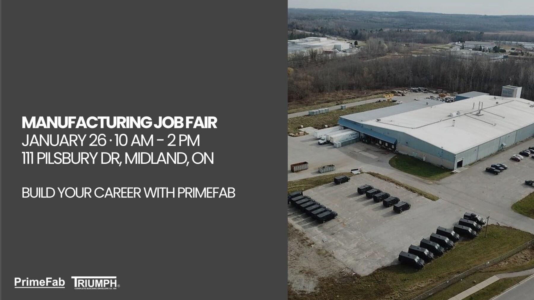 PrimeFab Job Fair in Midland Jan 26 | Manufacturing Careers